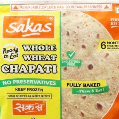 Frozen Chapati - Sakas Foods – SwiftIndi